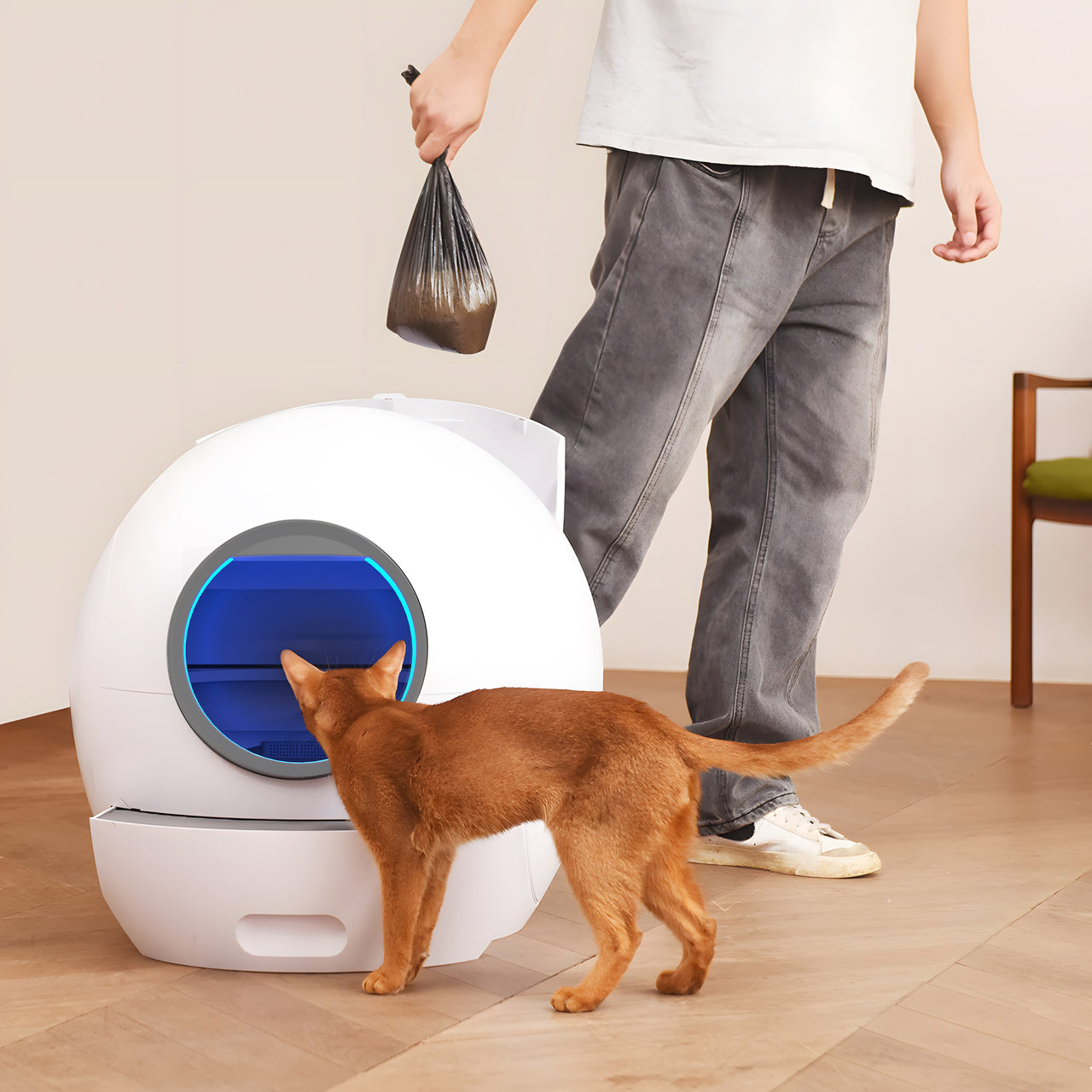 Els Pet Automatic Litter Box Liners | Leak-Proof & Odor-Control Trash ...
