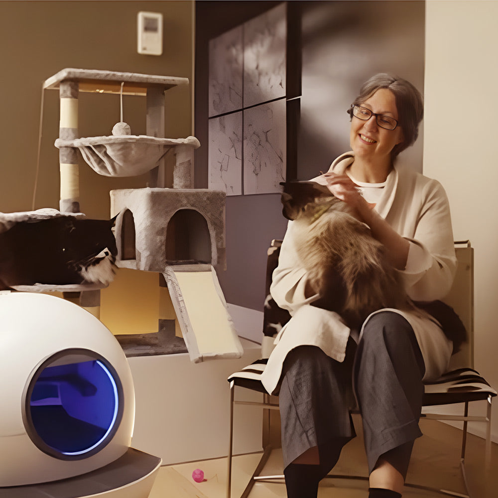 Els Pet Spaceship Self Cleaning Litter Box – elspet