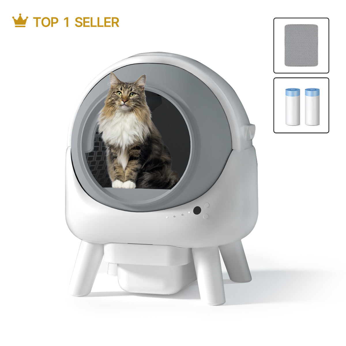 Els Pet Orbitie ,Self Cleaning,Automatic Litter Box For Cats – elspet-us